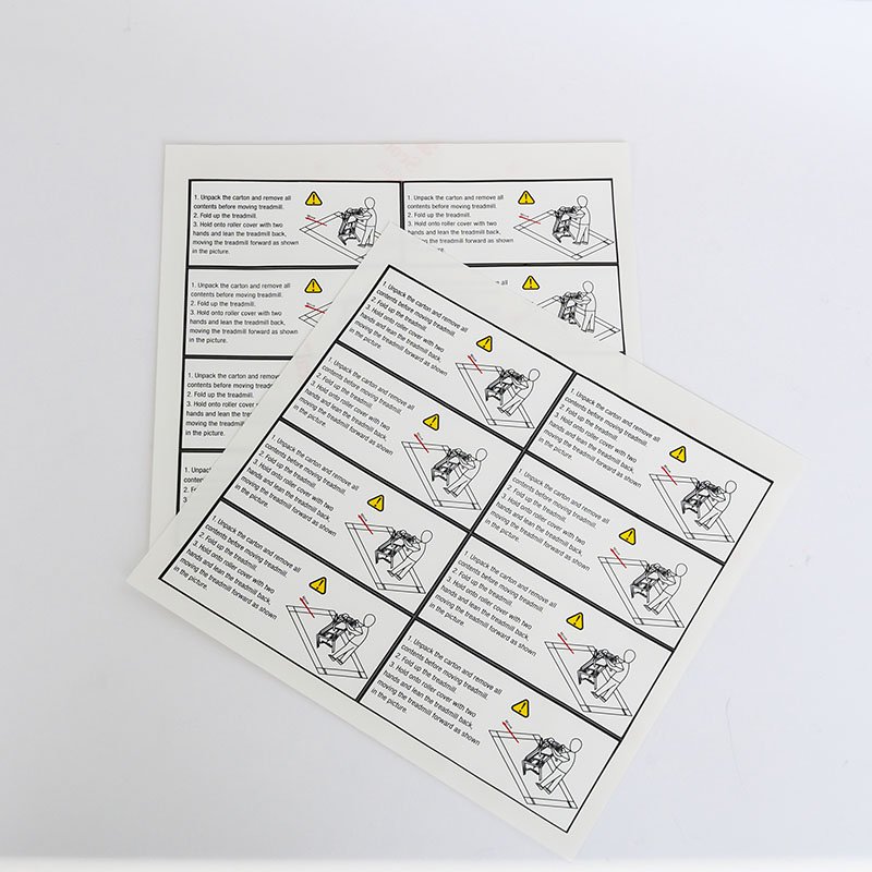 Custom printing warning decals danger safety stickers fragile warning ...