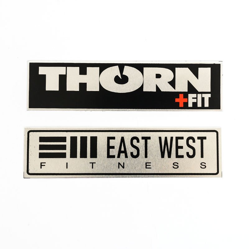 Custom metal aluminum label sticker|metal badge nameplate|custom ...