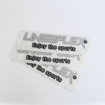 Custom metal transfer logo sticker|metallic sticker 3D metallic decal ...