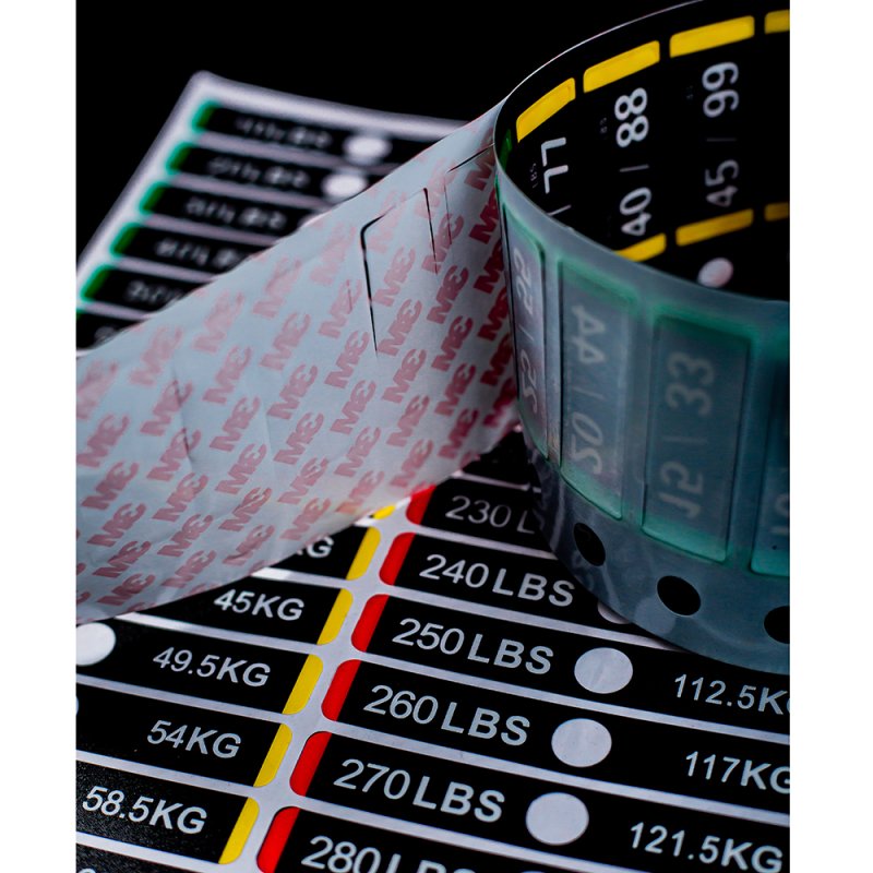 Weight stack stickers for weight stack|custom gym equipment weight ...