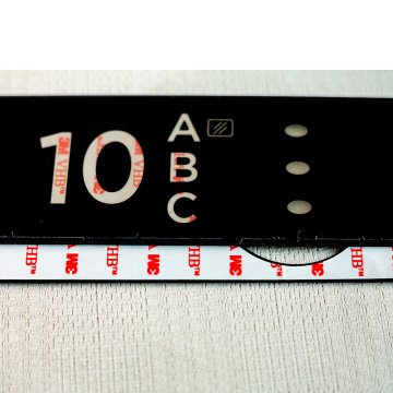 Custom strong adhesive plastic label logo|custom control panel sticker