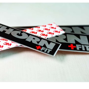 custom fashion decorative plastic nameplates sticker thin nameplate ...