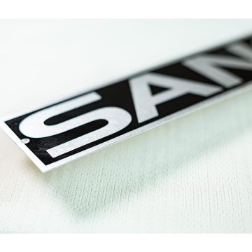 Custom metal nameplate logo tag|custom aluminum metal sticker