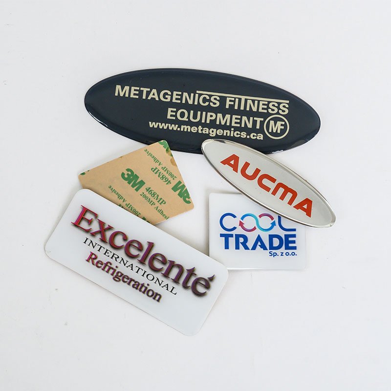 Custom clear epoxy resin label dome logo sticker|self adhesive 3D metal ...