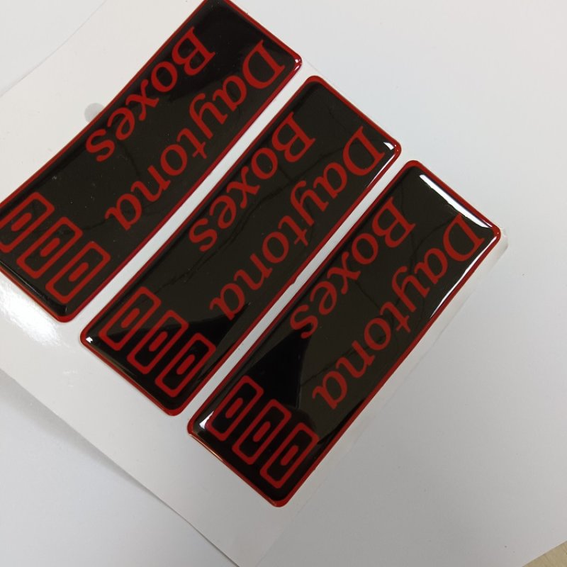 Custom 3D resin dome epoxy sticker with 3M self adhesive