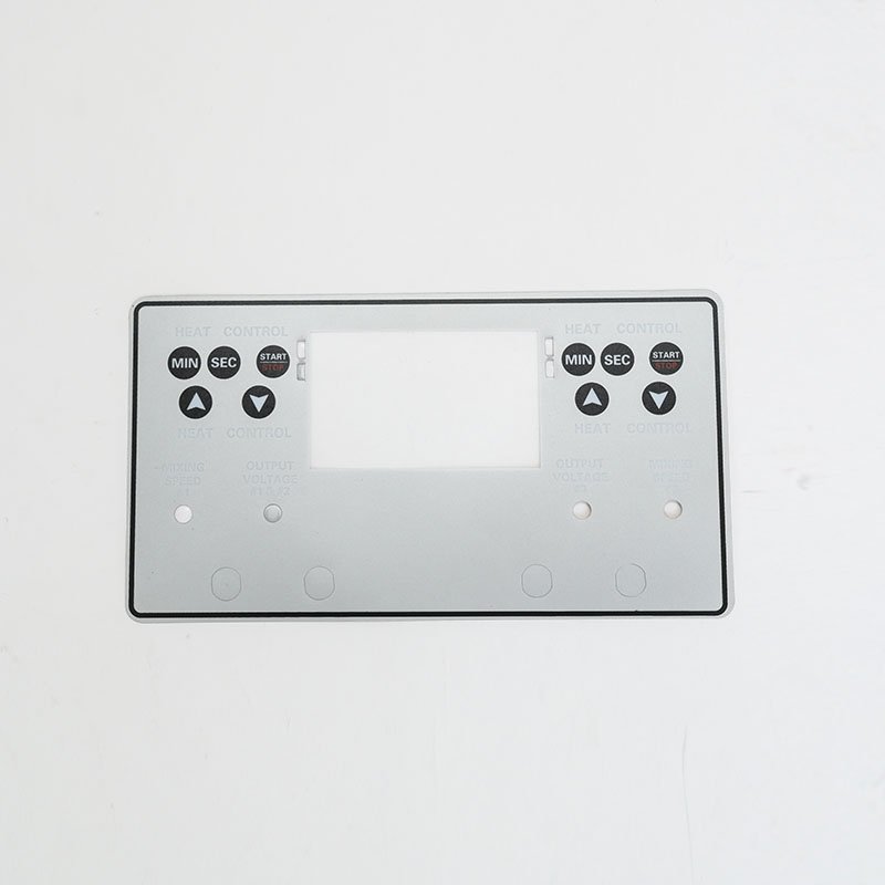 Custom metal anodizing logo brushed aluminium label 3M adhesive ...