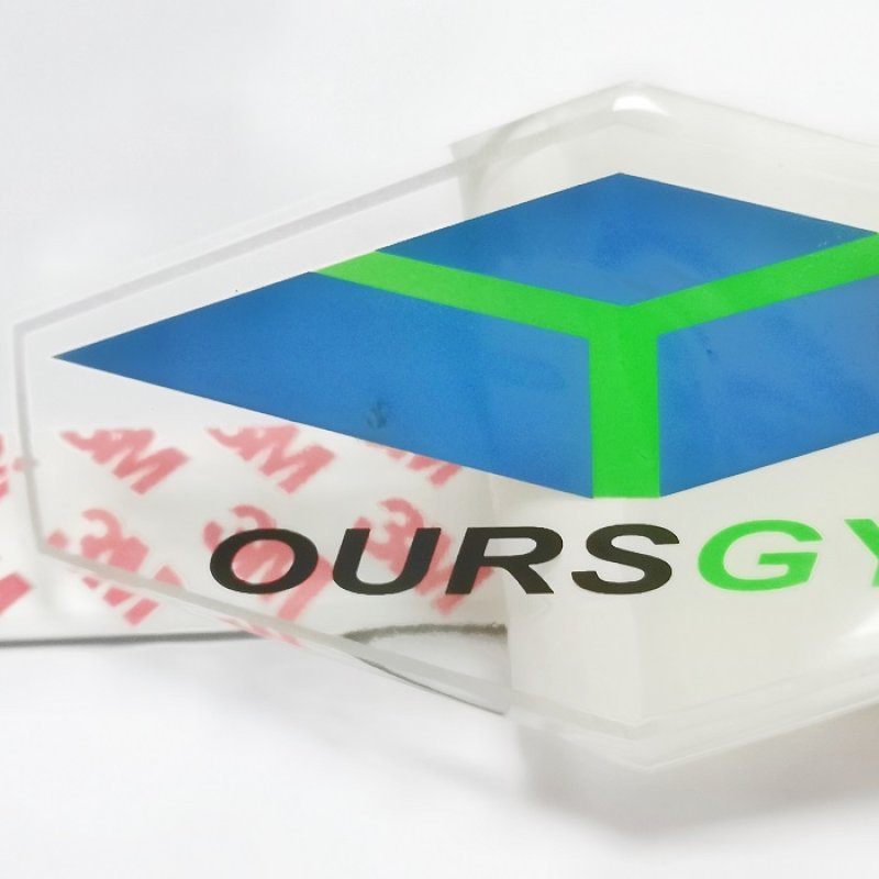 Custom plastic label custom 3D dome epoxy sticker clear epoxy resin sticker