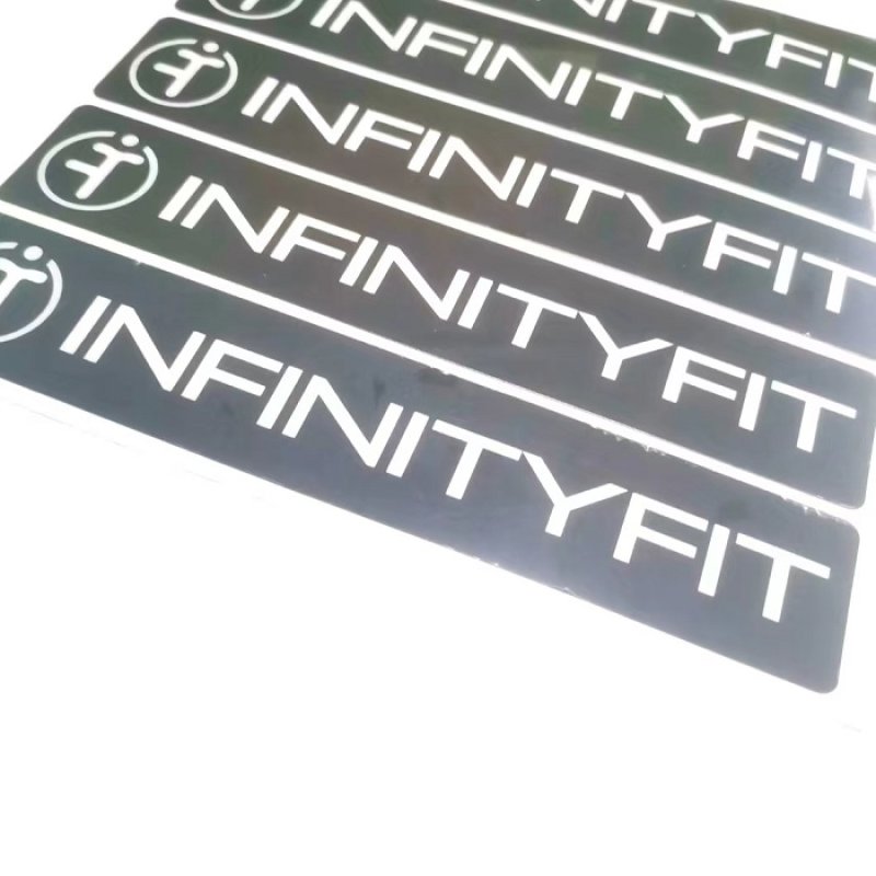 Permanent self-adhesive custom rectangular packaging stickers