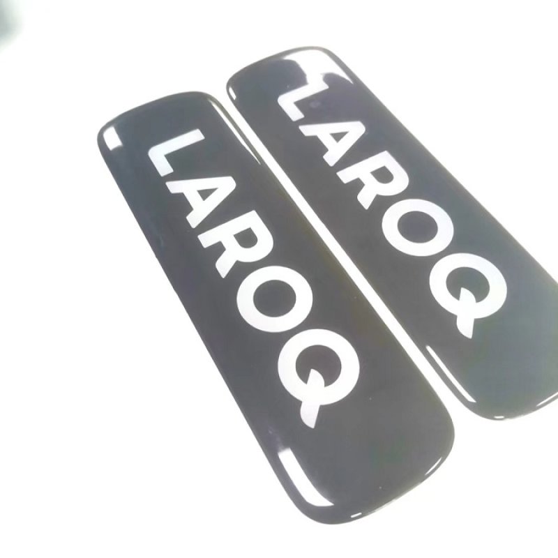 Customized make 3D resin dome epoxy sticker with 3M adhesive
