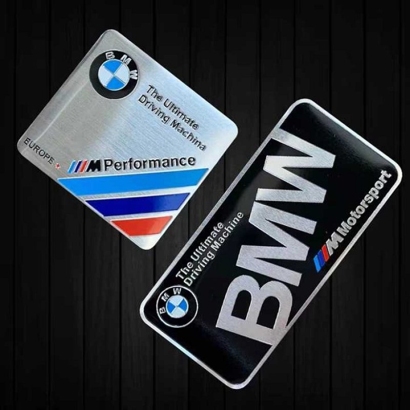 Custom 3D metal plate logo free design car nameplate sticker badges